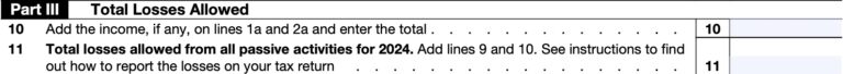IRS Form 8582 Instructions - A Guide to Passive Activity Losses