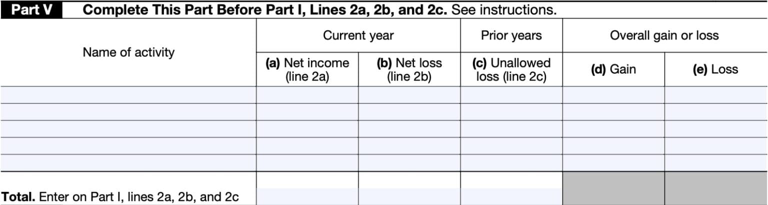IRS Form 8582 Instructions - A Guide to Passive Activity Losses