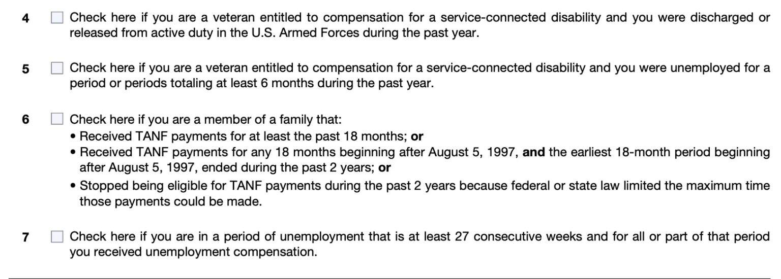 IRS Form 8850 Instructions