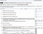 IRS Form 5695 Instructions - Residential Energy Credits