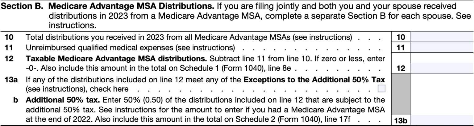 IRS Form 8853 Instructions - A Guide to Archer MSAs
