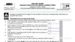 IRS Form 8863 Instructions