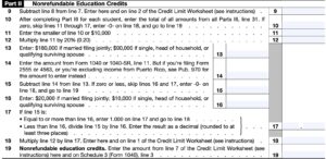 IRS Form 8863 Instructions
