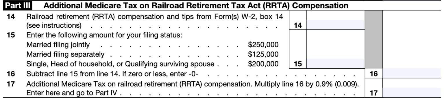 IRS Form 8959 Instructions - Guide To Additional Medicare Tax