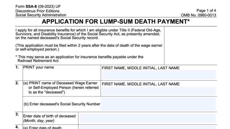 Form SSA-2-BK: Claiming Social Security Spousal Benefits