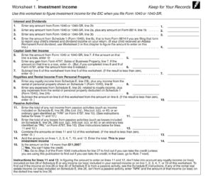 Schedule EIC Instructions - Claiming the Earned Income Credit