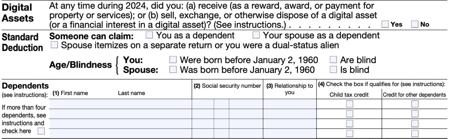 IRS Form 1040-SR Instructions - Tax Return For Seniors