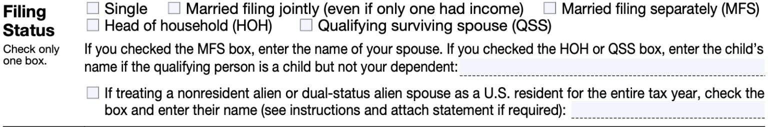 IRS Form 1040-SR Instructions - Tax Return For Seniors