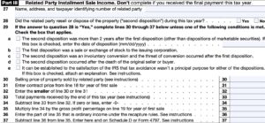 IRS Form 6252 Instructions - Installment Sale Income