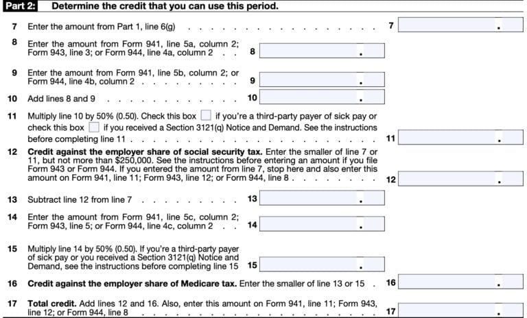 IRS Form 8974 Instructions - Small Business Payroll Tax Credit