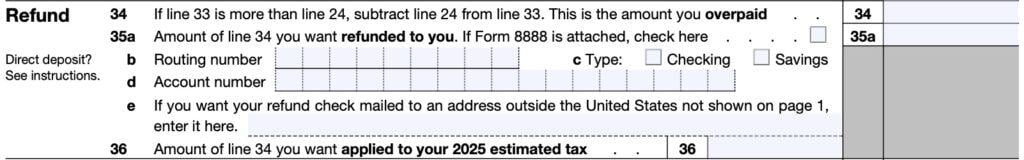 IRS Form 1040-NR Instructions - Nonresident Alien Tax Return