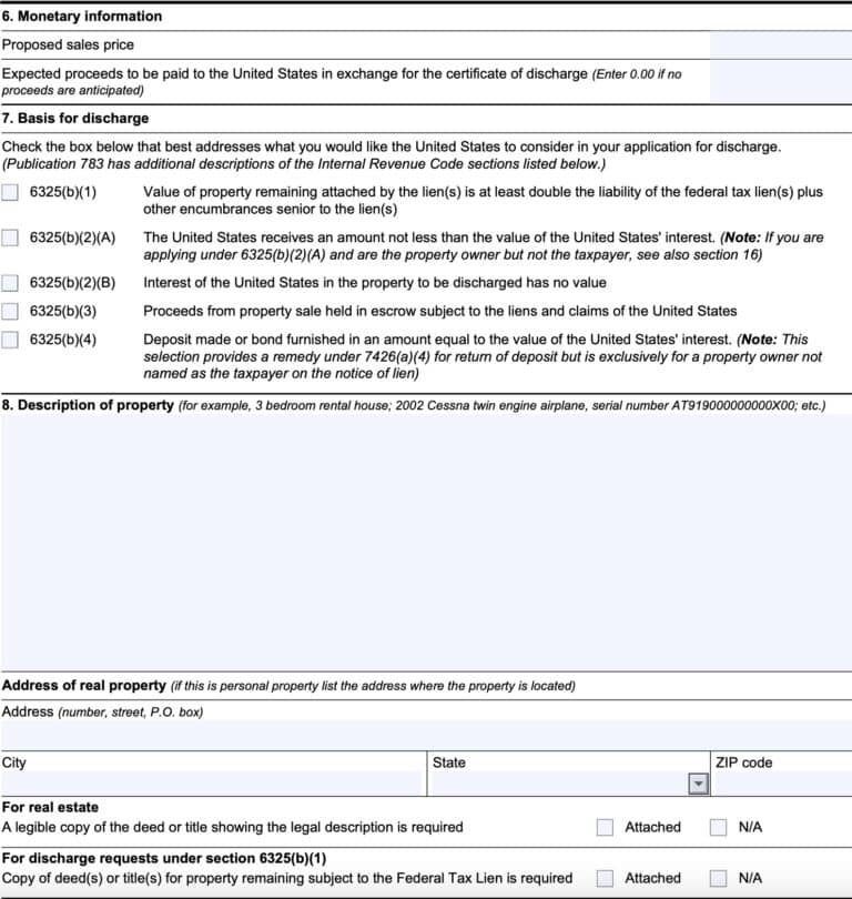 IRS Form 14135 Instructions