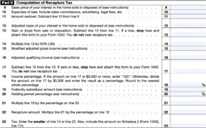 IRS Form 8828 Instructions - Federal Mortgage Subsidy Recapture