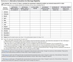 IRS Form 8962 instructions - Premium Tax Credit