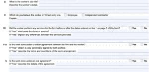 IRS Form SS-8 Instructions - IRS Determination of Worker Status