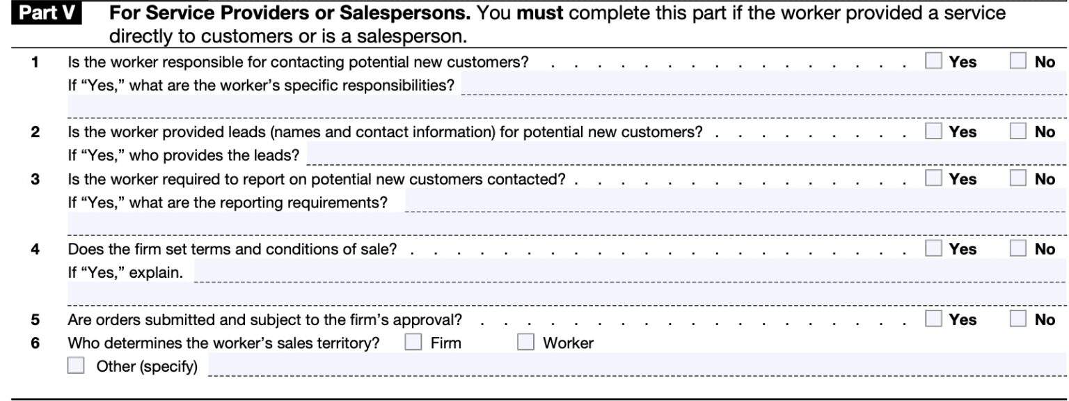 IRS Form SS-8 Instructions - IRS Determination of Worker Status