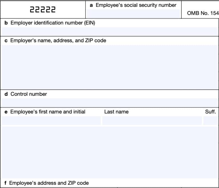 IRS Form W-2 Instructions - Understanding Your Pay Statement