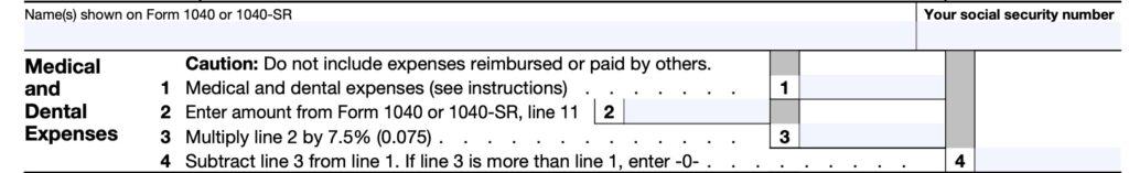 IRS Schedule A Instructions - Itemized Deductions