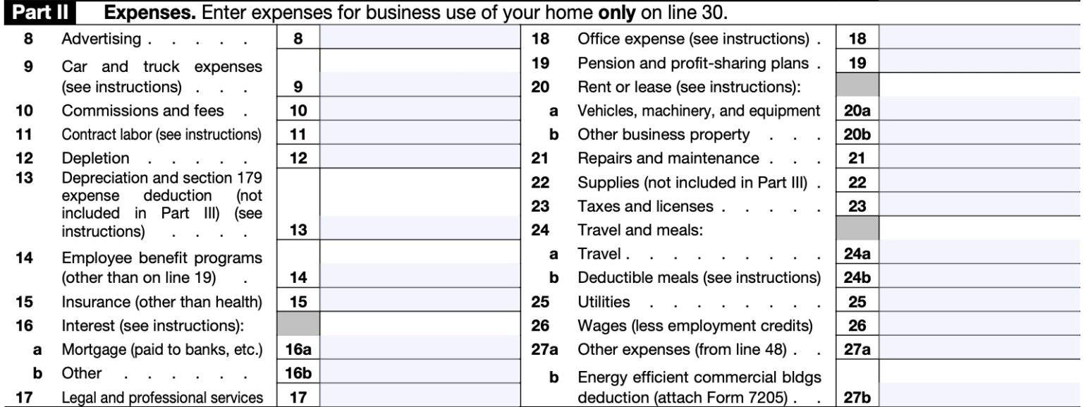 IRS Schedule C Instructions - Business Profit or Loss