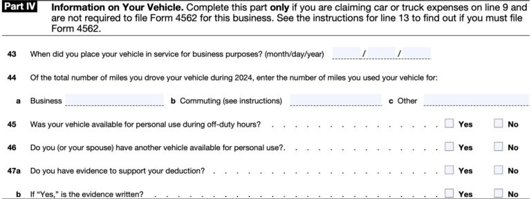 IRS Schedule C Instructions - Business Profit or Loss