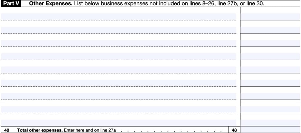 IRS Schedule C Instructions - Business Profit or Loss