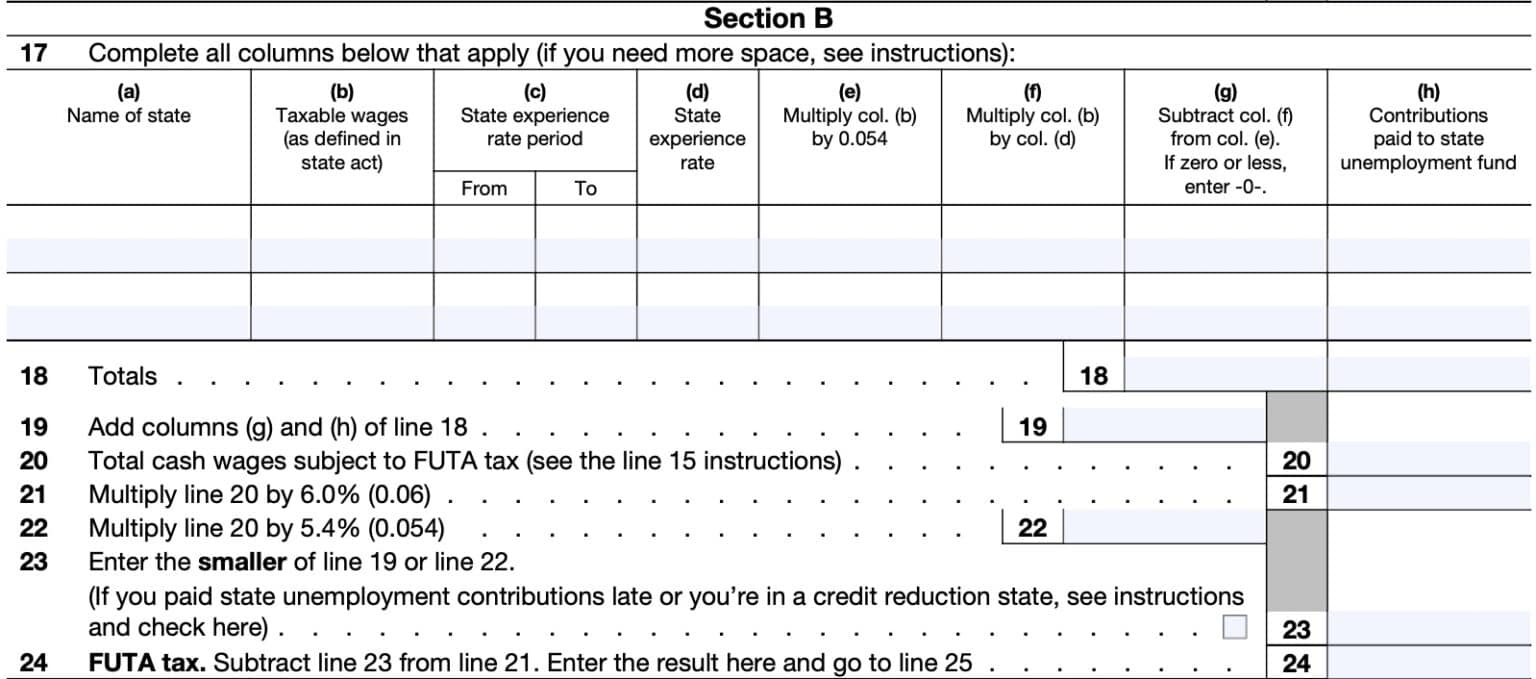 IRS Schedule H Instructions - Household Employment Taxes