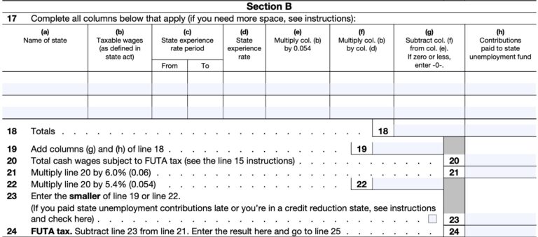 IRS Schedule H Instructions - Household Employment Taxes