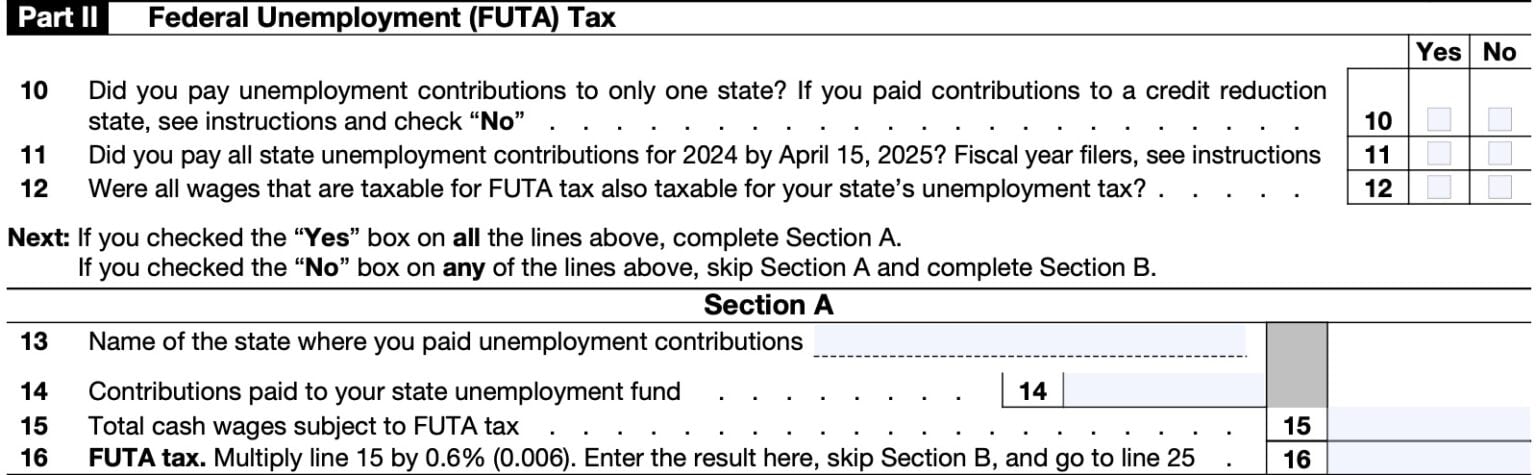 IRS Schedule H Instructions - Household Employment Taxes