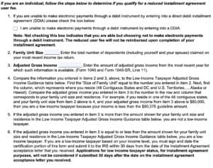 IRS Form 13844 Instructions - Reduced User Fee Application