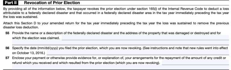 IRS Form 4684 Instructions - Deducting Casualty & Theft Losses