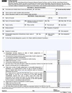 IRS Form 712 Instructions