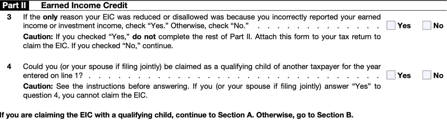 IRS Form 8862 Instructions