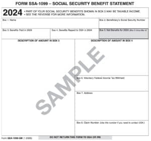 Form SSA-1099 Instructions - Social Security Benefits