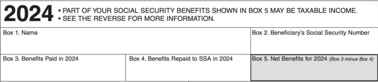 Form SSA-1099 Instructions - Social Security Benefits