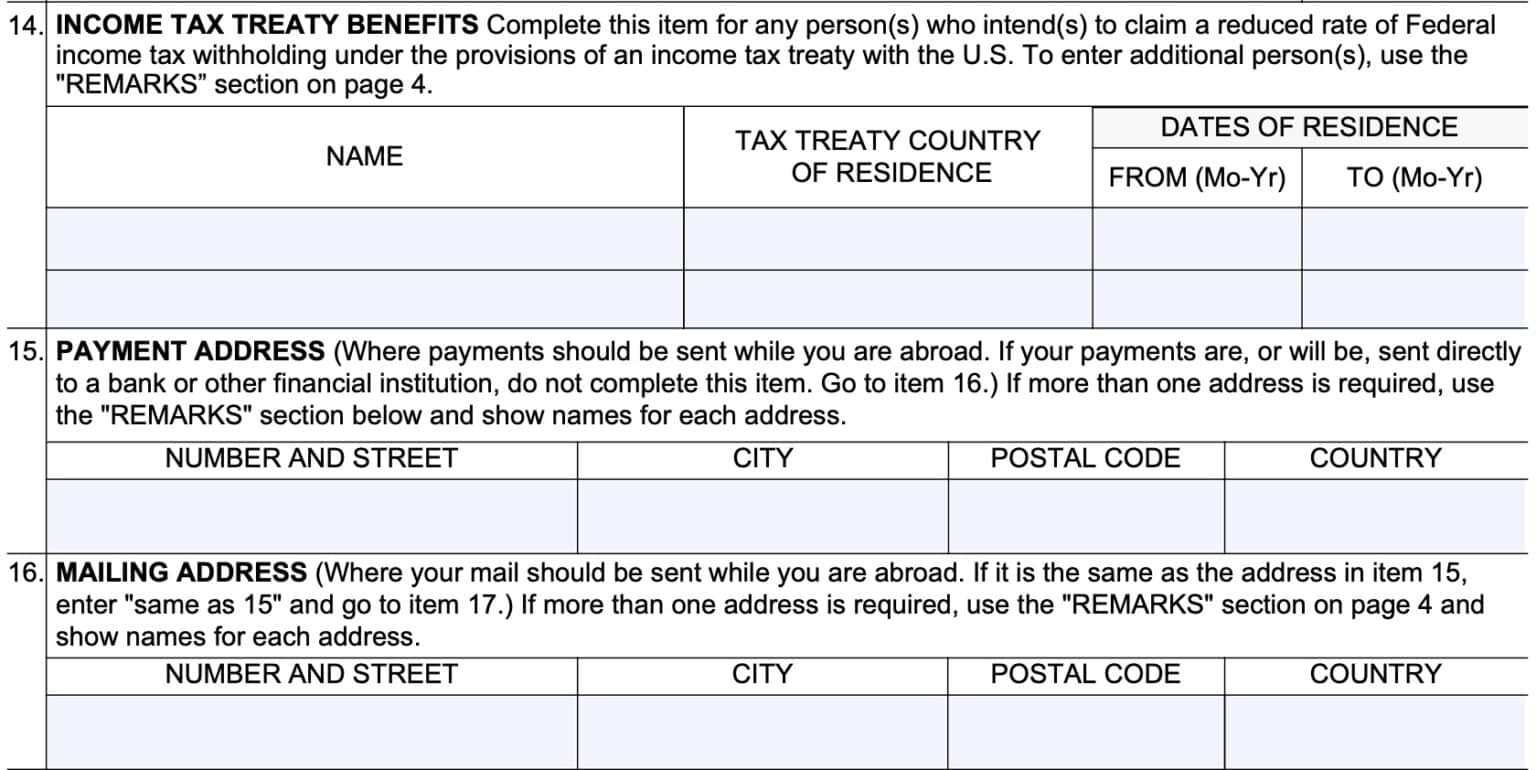 Form SSA-21 Instructions - Overseas Social Security Claims