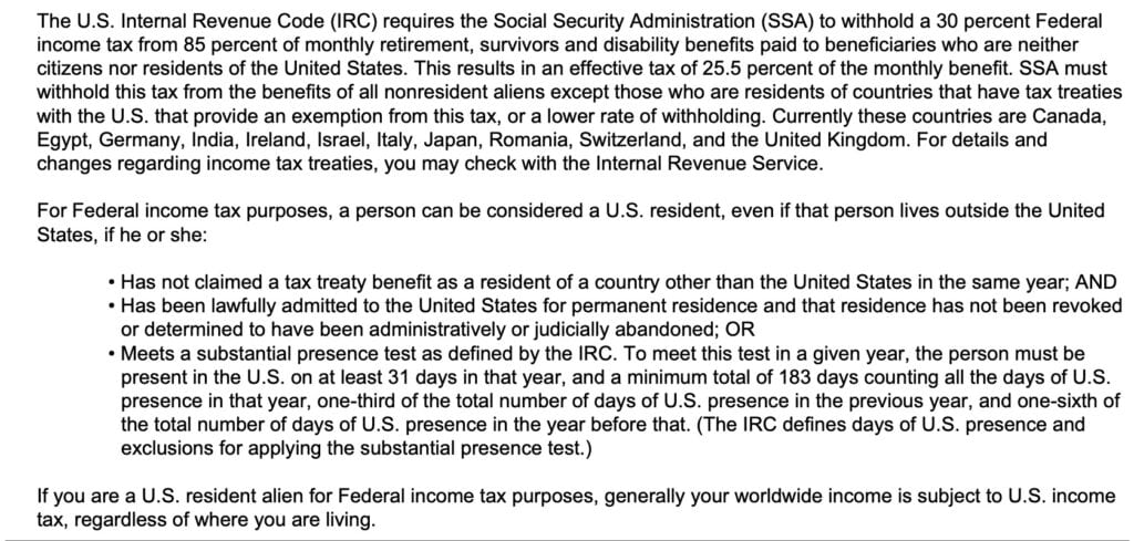 Form SSA-21 Instructions - Overseas Social Security Claims