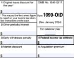 IRS Form 1099-OID Instructions - Original Issue Discount (OID)
