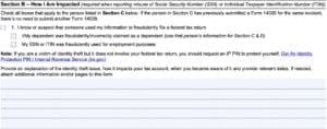 IRS Form 14039 Instructions - Your Identity Theft Affidavit