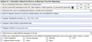 IRS Form 211 Instructions