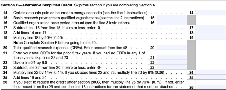 IRS Form 6765 Instructions - Tax Credit For Research Activities