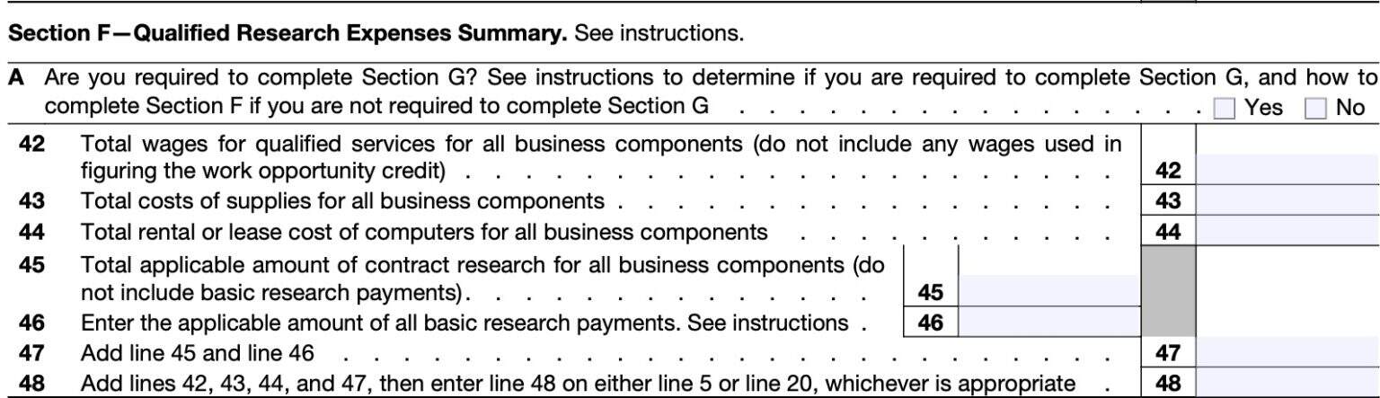 IRS Form 6765 Instructions - Tax Credit For Research Activities