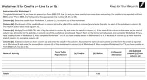 IRS Form 8582-CR Instructions - Passive Activity Credit Limits