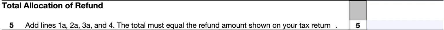 IRS Form 8888 Instructions - Allocation of Tax Refund