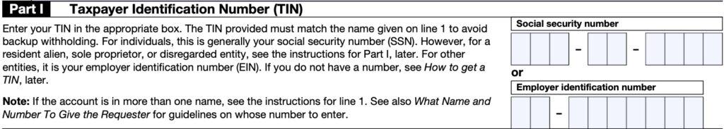 IRS Form W-9 Instructions - Request for Tax ID Number