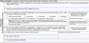 IRS Form W-9 Instructions - Request for Tax ID Number