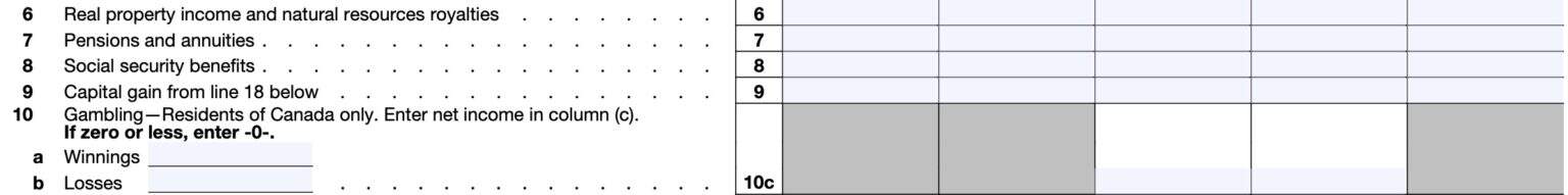 Schedule NEC Instructions (Form 1040-NR) - Reporting ECI