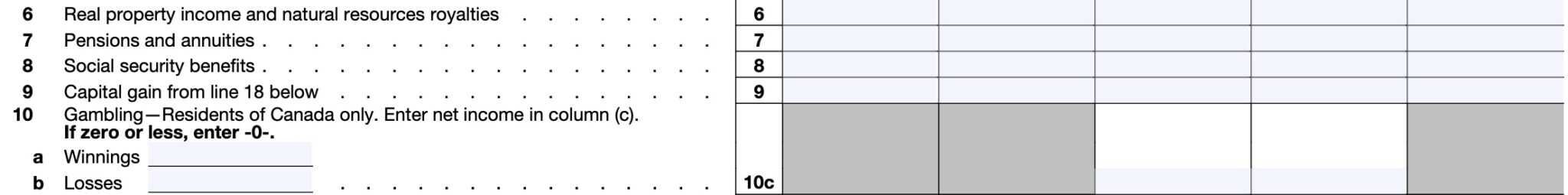 Schedule NEC Instructions (Form 1040-NR) - Reporting ECI