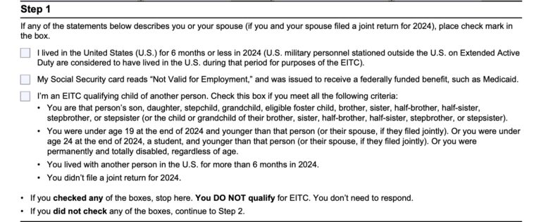 IRS Form 15111 Instructions- Earned Income Credit Worksheet
