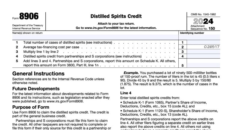IRS Form 712 Instructions