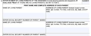 Form SSA 1724 Instructions: Claims On Behalf of a Decedent